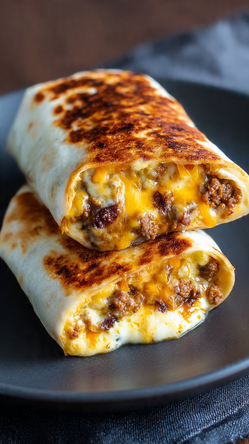 Grilled Cheese Burrito Recipe - Paula Recipes