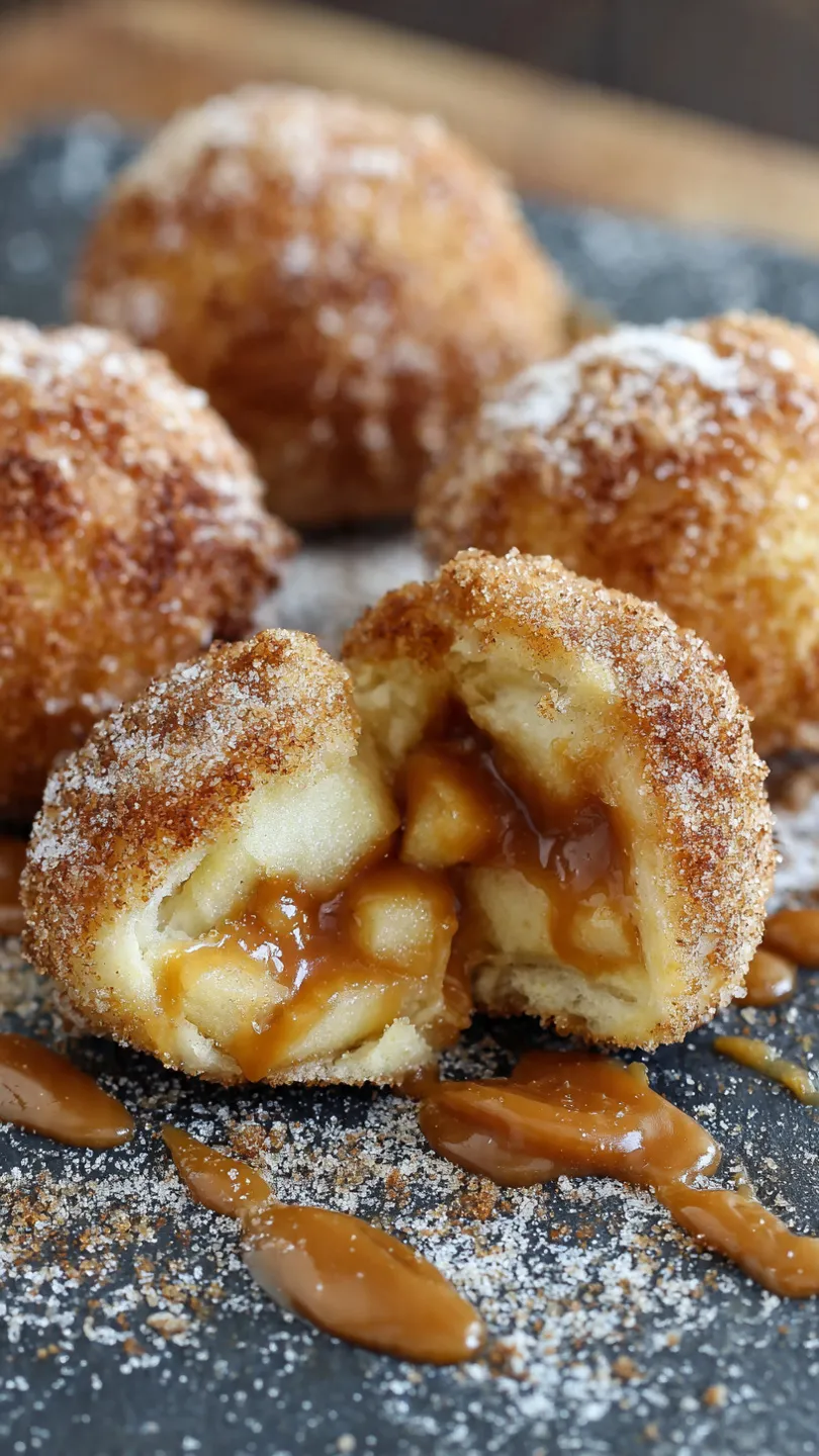 Crispy Apple Caramel Bombs - Easy Fall Dessert Recipe - Paula Recipes